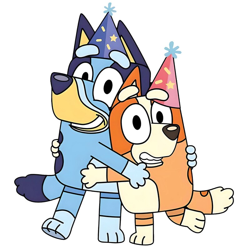 Bluey Friends Png Blueey Friends Instant Download Png Ready - Etsy