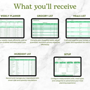 Smart Weekly Meal Planner Complete Google Sheets Diet Plan, Detailed ...