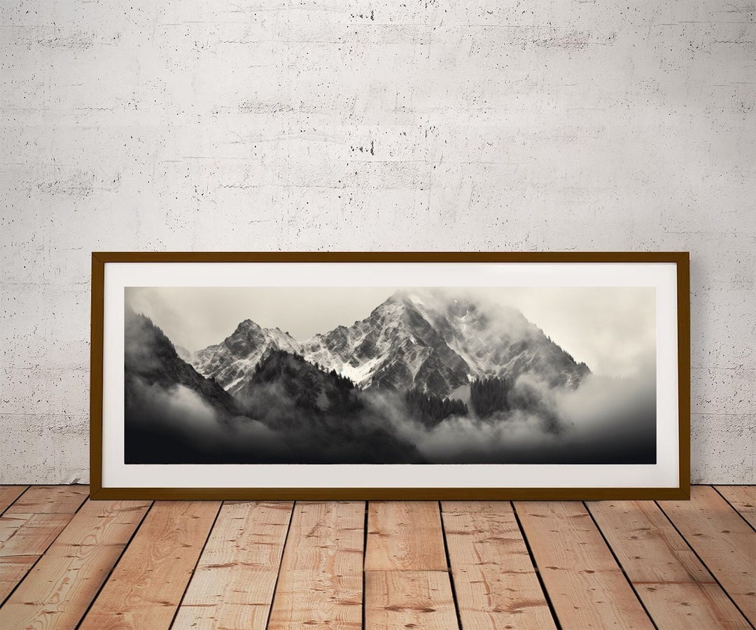 High-definition Alpine Landscape Photo, Dramatic Mountain Range With ...