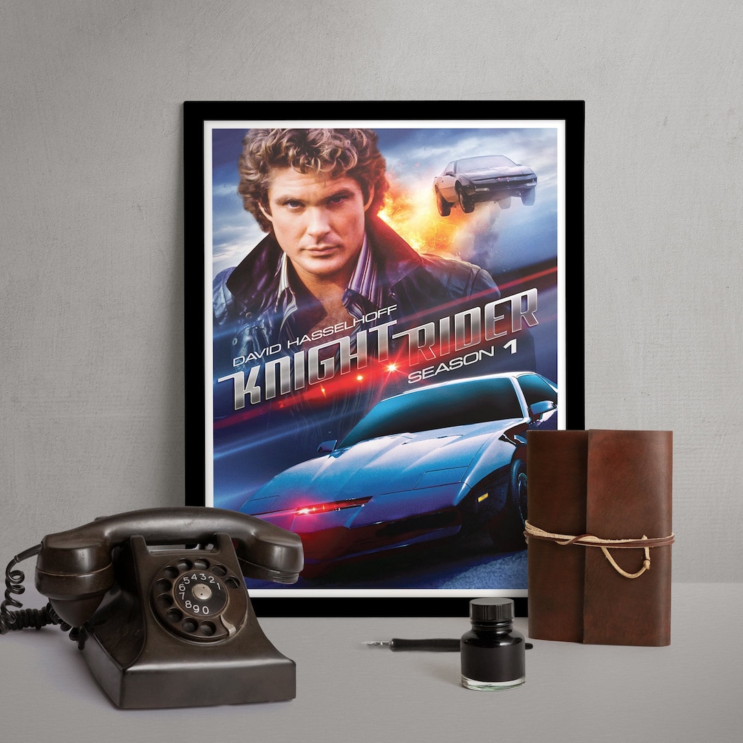 Posters & Prints Knight Rider TV Print David Hasselhoff Movie - Etsy