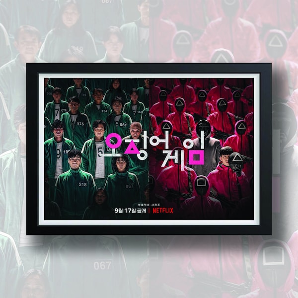 Squids Game Poster - Etsy