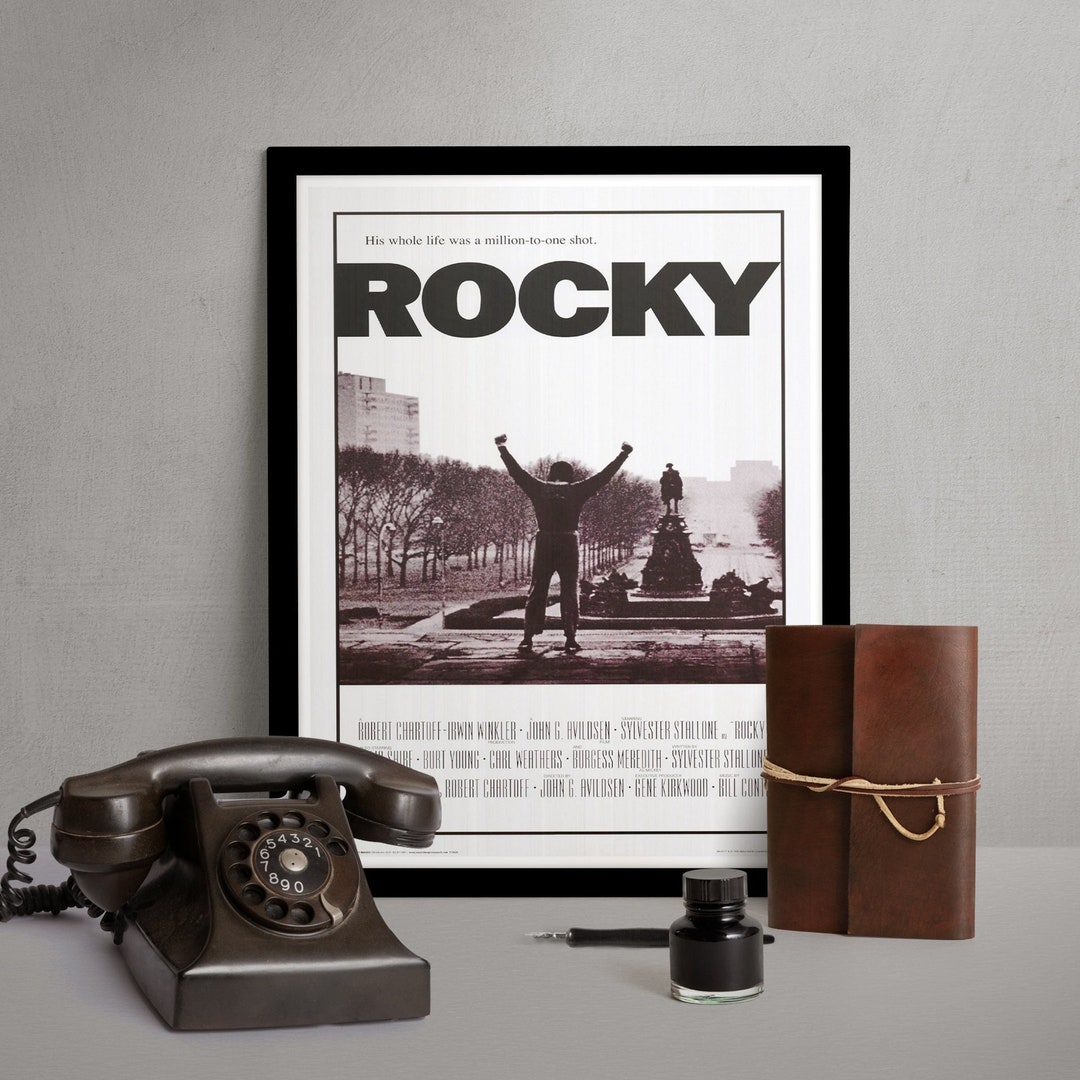 Posters & Prints Rocky Sylvester Stallone Boxing Movie Poster - Etsy