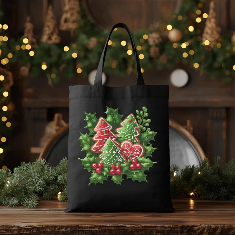 Christmas Cookies Cross Stitch Pattern: Festive Holiday Embroidery (PDF ...