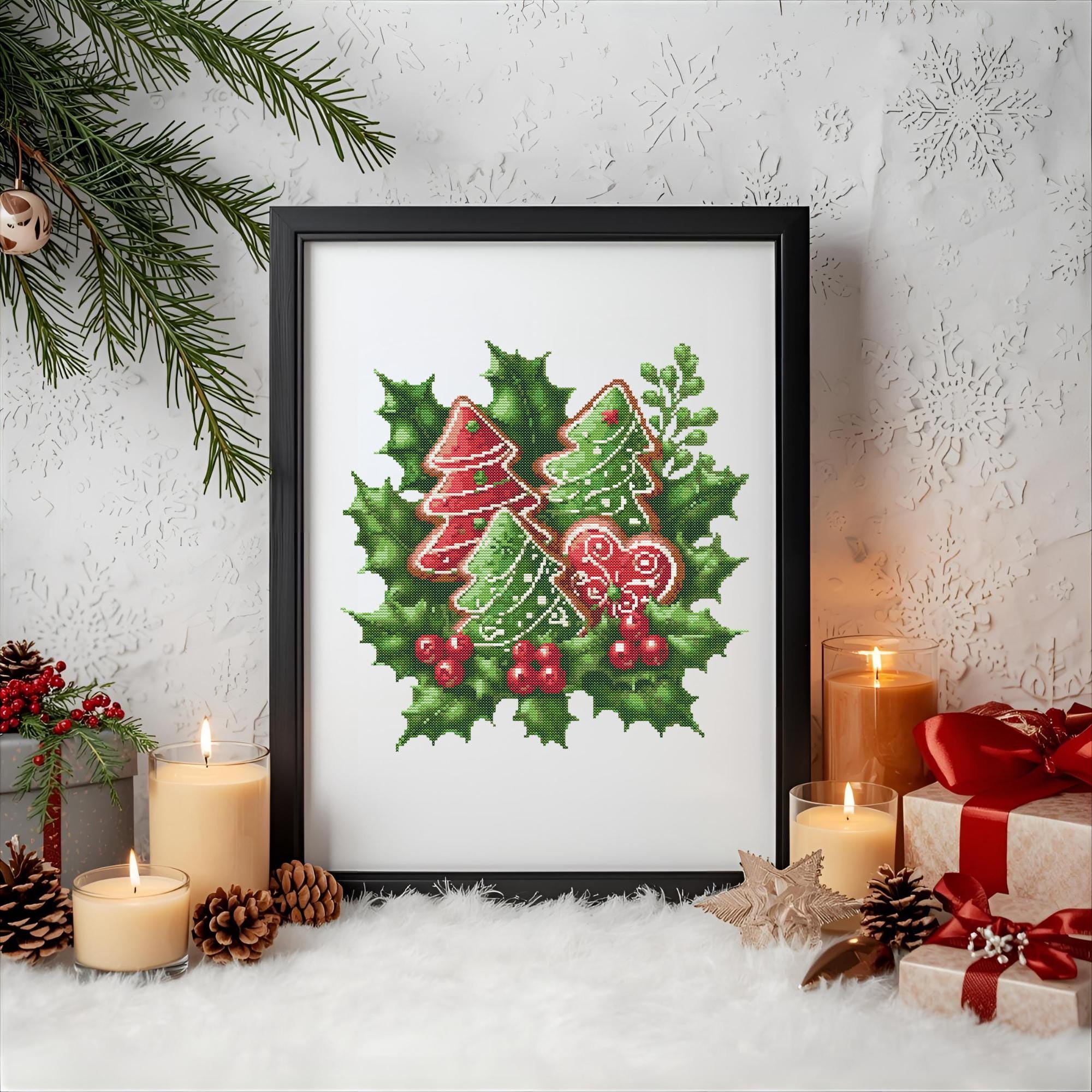 Christmas Cookies Cross Stitch Pattern – Festive Baking Decor (PDF ...