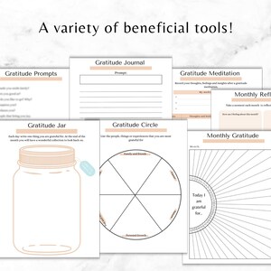 Printable Gratitude Journal Bundle, Digital Gratitude Journal Templates ...