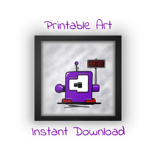Robot Art - Etsy