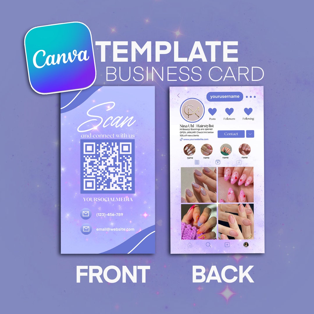 Tarjeta De Presentación De Instagram Diseño De Plantilla Diseño De