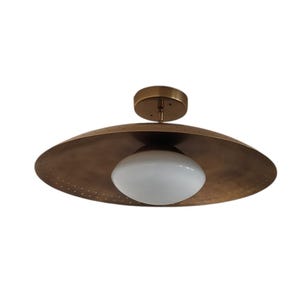 Modern Style Raw Brass Ceiling Light - Pendant Light - Ceiling Fixture ...