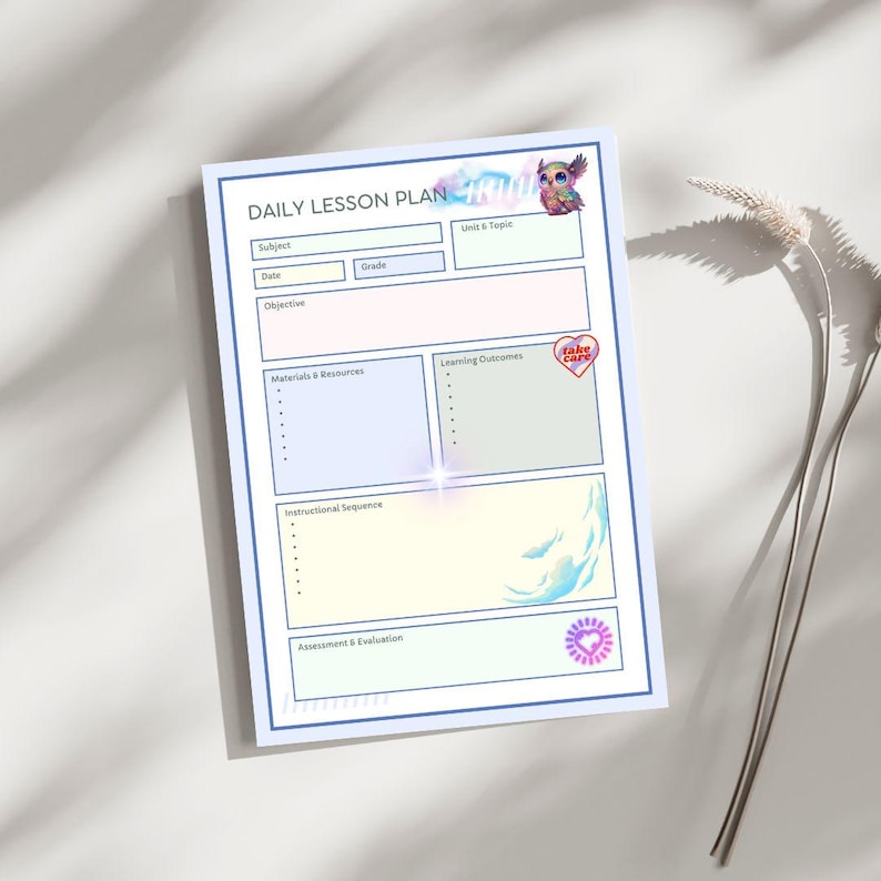 Daily Lesson Plan - Etsy