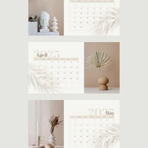 Home Decor 2025 Monthly Calendar - Etsy