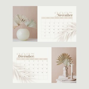 Home Decor 2025 Monthly Calendar - Etsy
