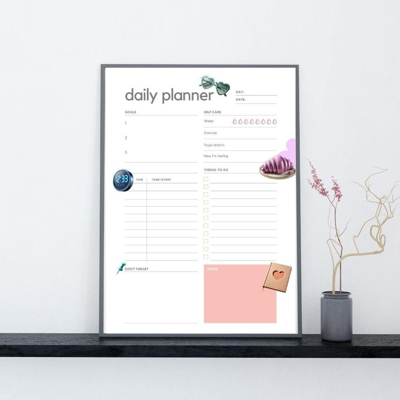 Iconic Daily Planner With Great Visuals - Etsy