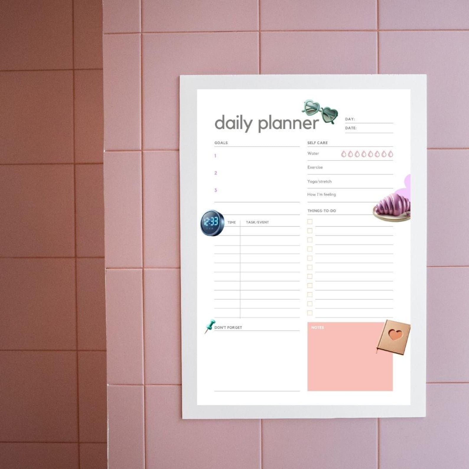 Iconic Daily Planner With Great Visuals - Etsy