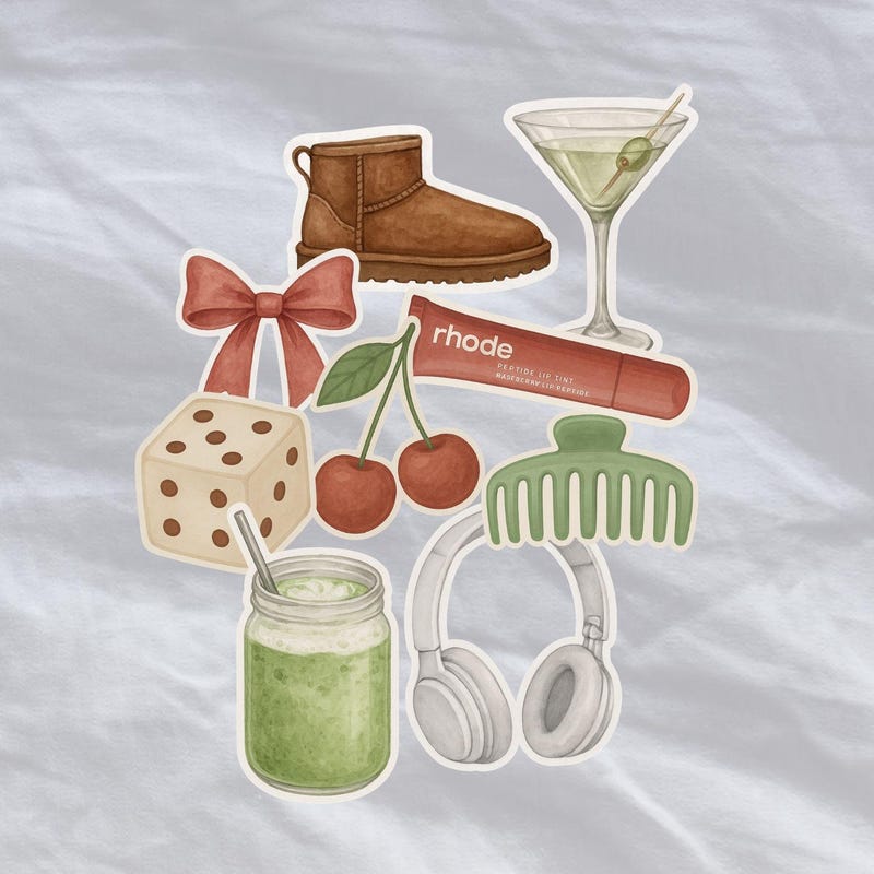 Sticker Pack Clean Girl - Etsy