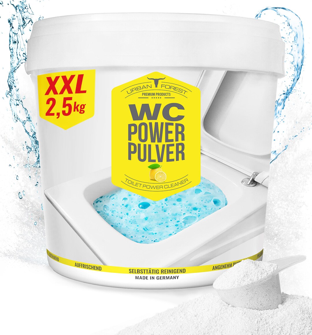 WC POWER Powder XXL Extra Strong With Citrus Scent Powerfully Removes ...