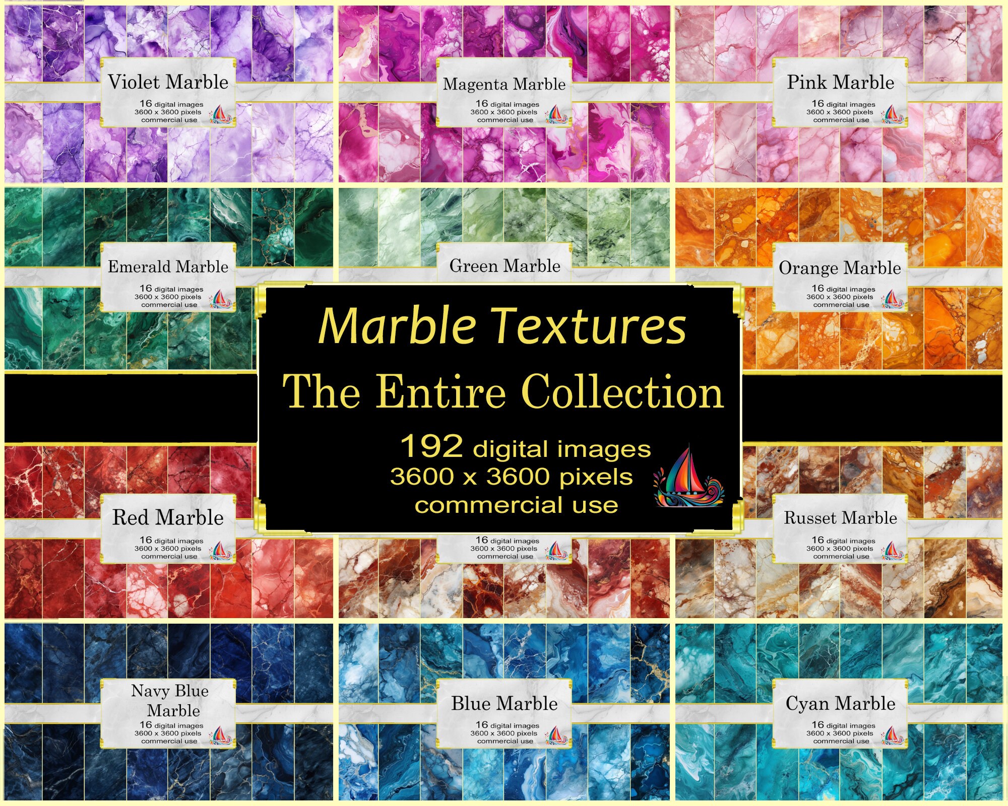 Marble Textures Bundle Marble Background Digital Paper - Etsy