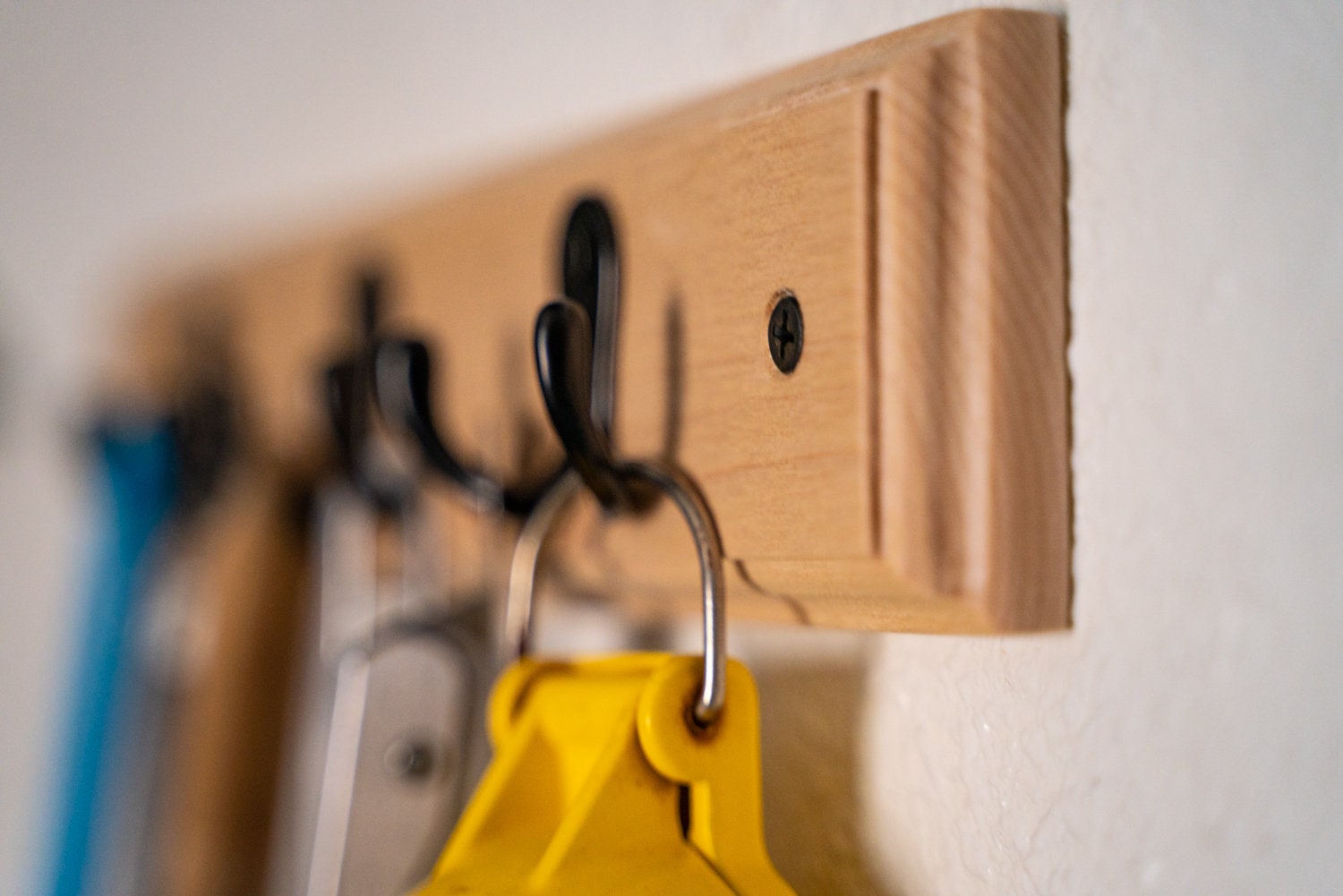 Kitchen Utensils Rack, Wall Mounted, Heavy Duty, Kitchen Decor, Maple ...