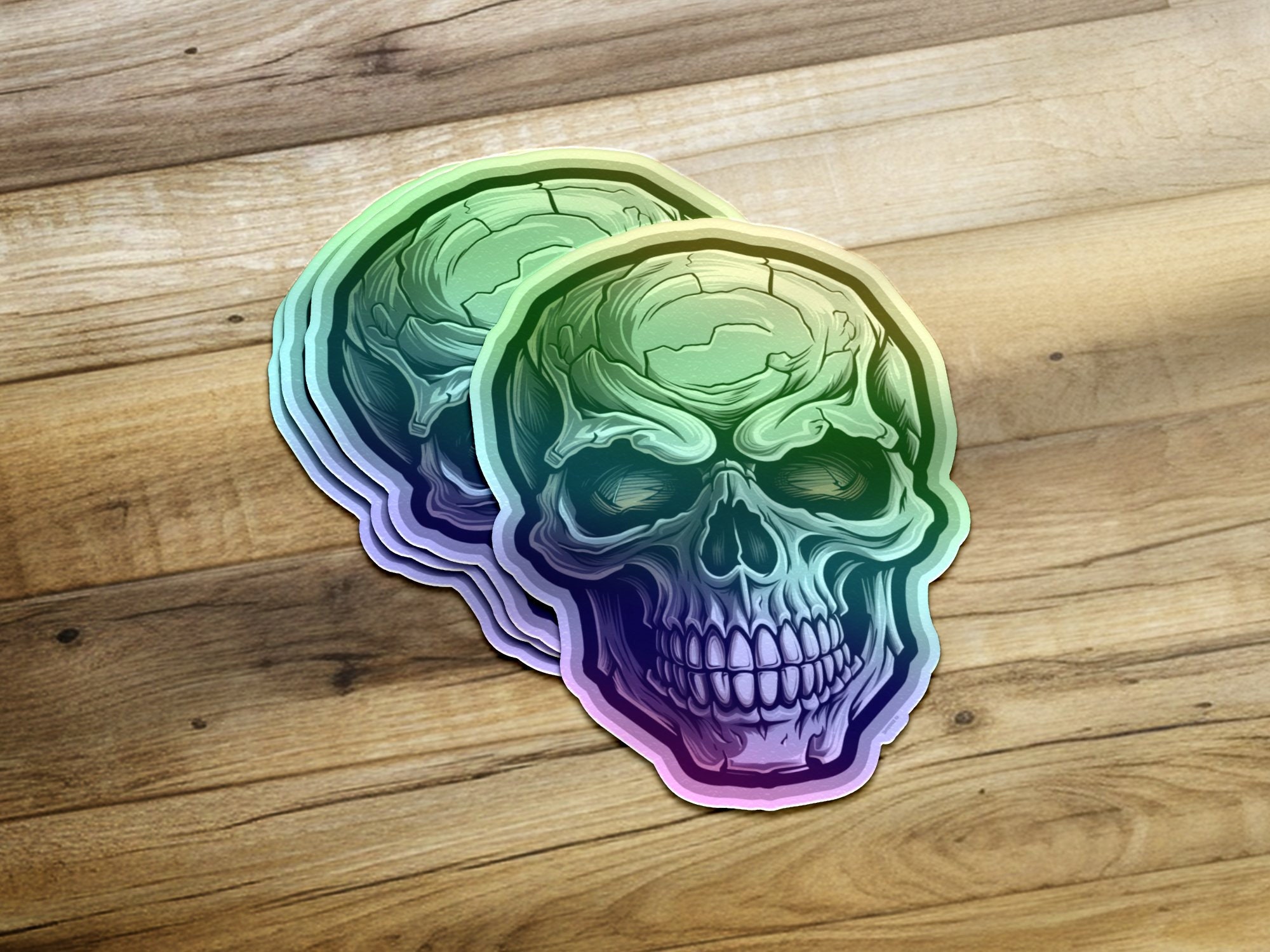 Skull Stickers, Skull Decal, Skull Car Decal, Skull Vinyl Sticker, Bike ...