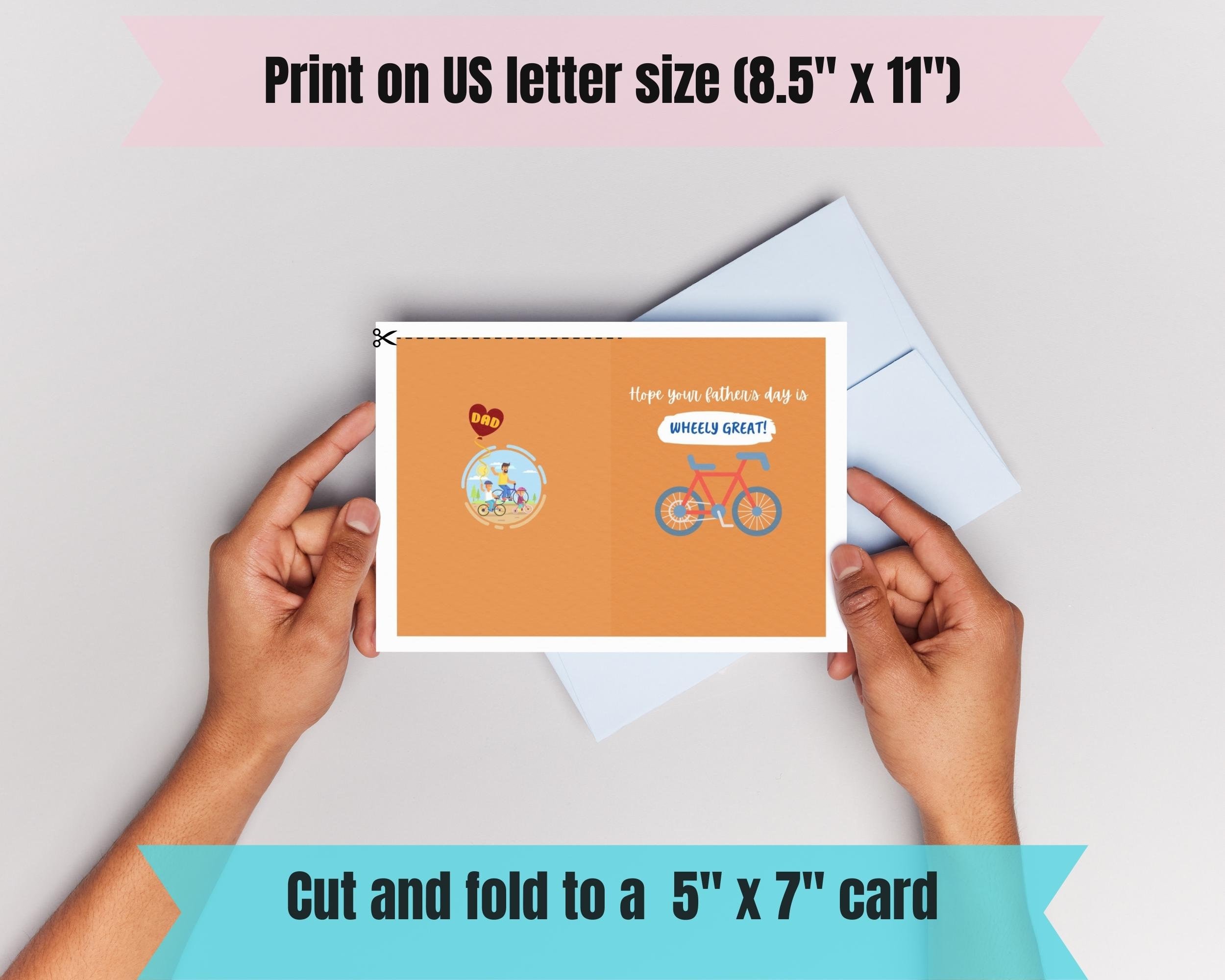 Wheely Great Dad Funny Happy Father's Day Printable Card Instant ...