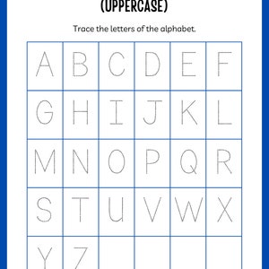 110 Printable Pages My Alphabet Workbook A-Z Worksheets for Preschool ...