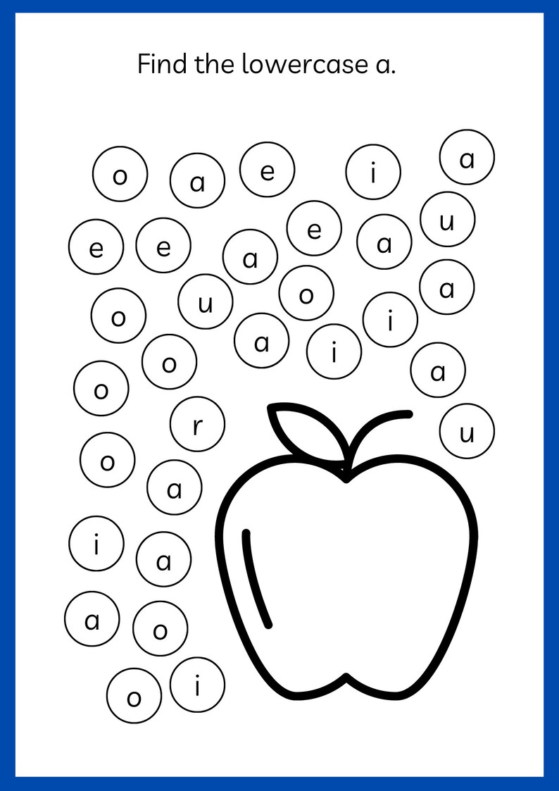 110 Printable Pages My Alphabet Workbook A-Z Worksheets for Preschool ...