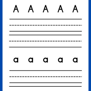 110 Printable Pages My Alphabet Workbook A-Z Worksheets for Preschool ...