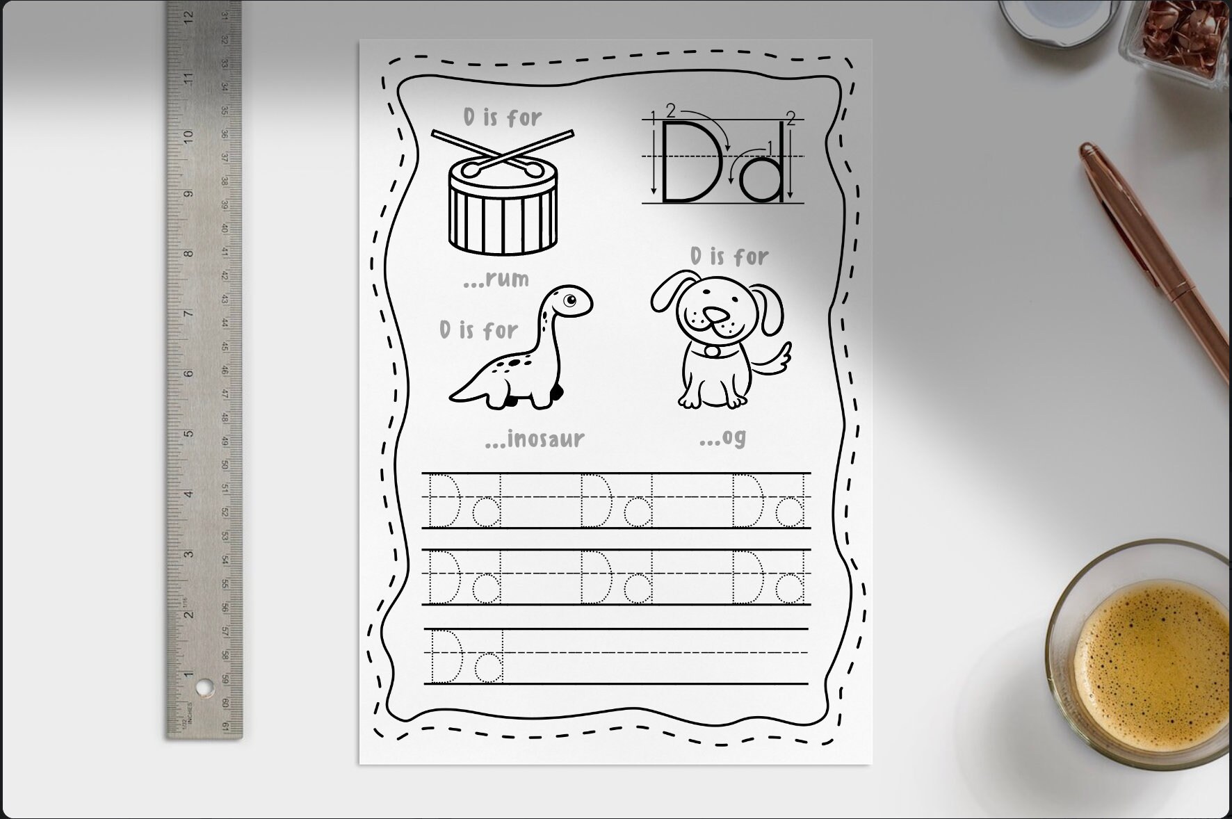 26 Printable Alphabet Tracing/writing Worksheets - Etsy