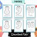Number Tracing Worksheets – Kids Coloring Pages (PDF Download) - Etsy