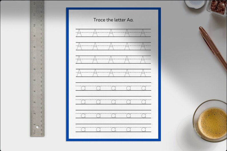 110 Printable Pages My Alphabet Workbook A-Z Worksheets for Preschool ...