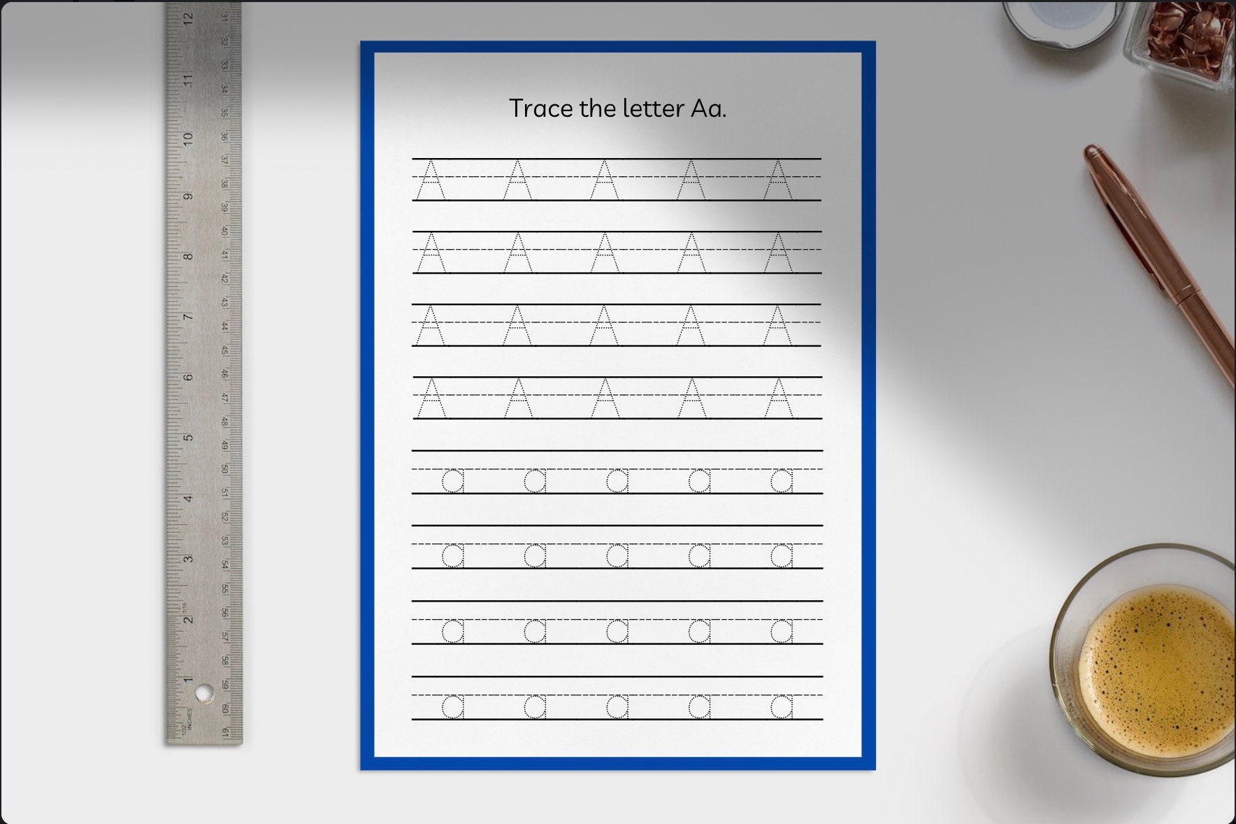 110 Printable Pages My Alphabet Workbook A-Z Worksheets for Preschool ...