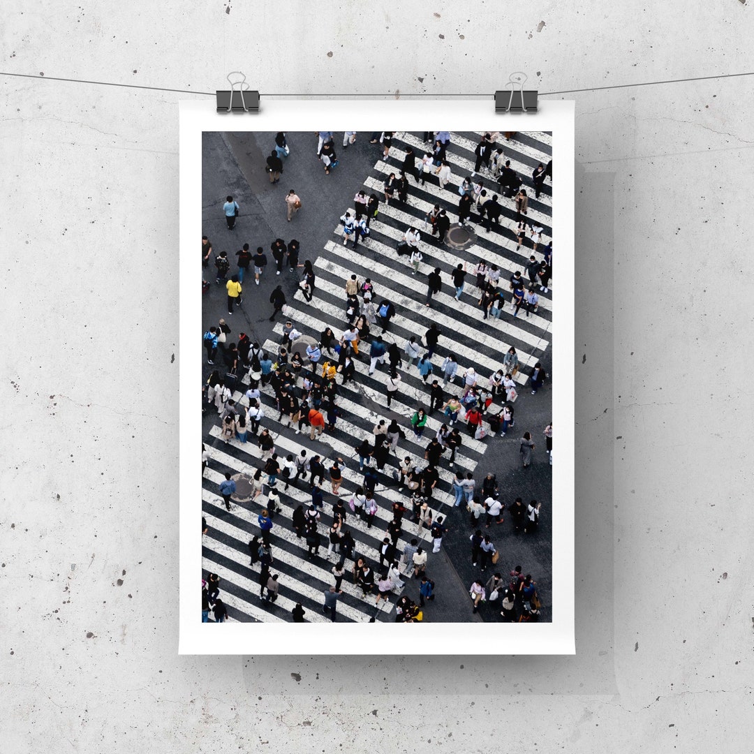 Shibuya Crossing From Above - Etsy