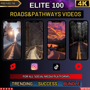 Elite 100 Roads&pathways Videos.|youtube|shorts|tiktok|reels|trip,journey,scenic Route ...