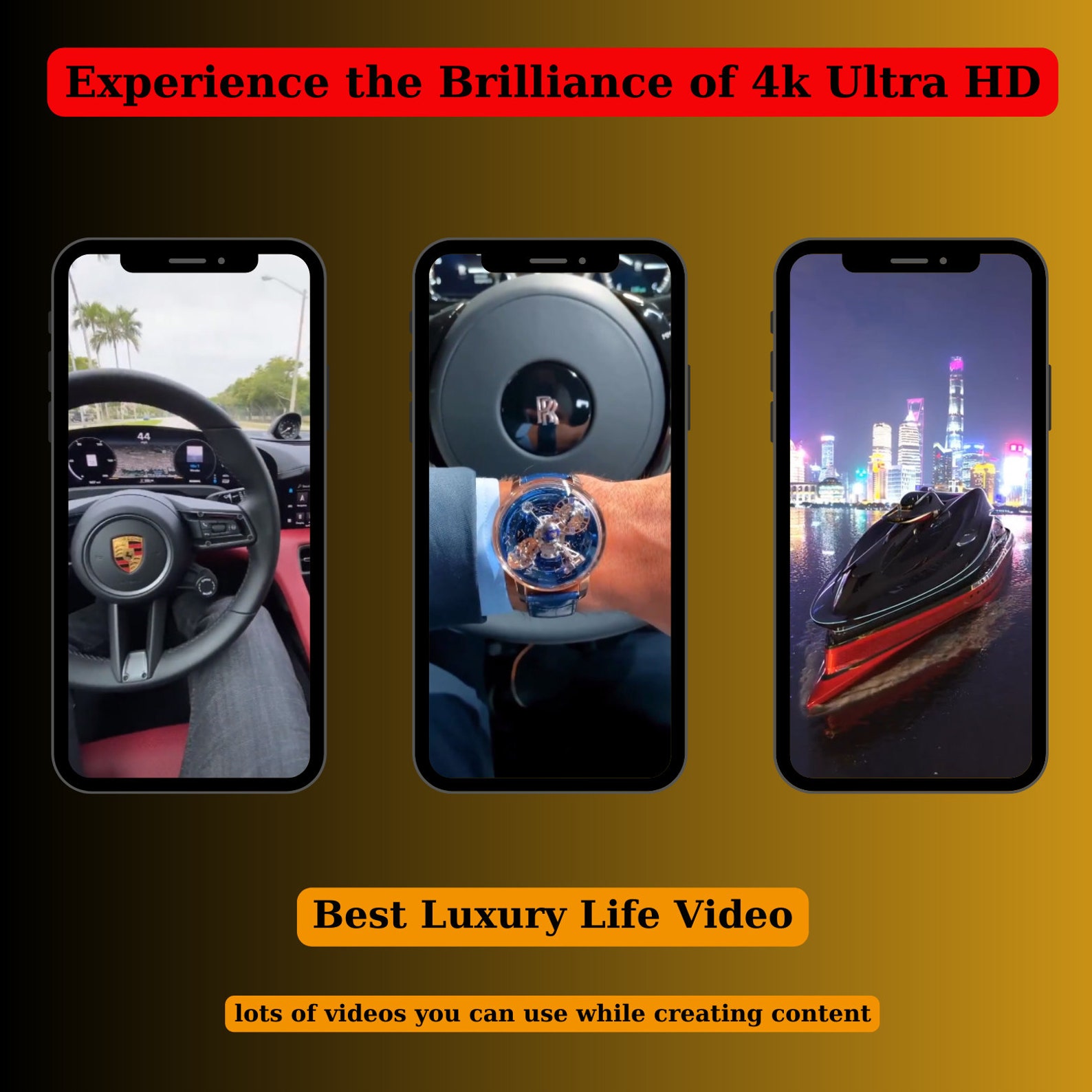 Top 100 Luxury Video Canva Editable.instagram|youtube Short|tiktok ...