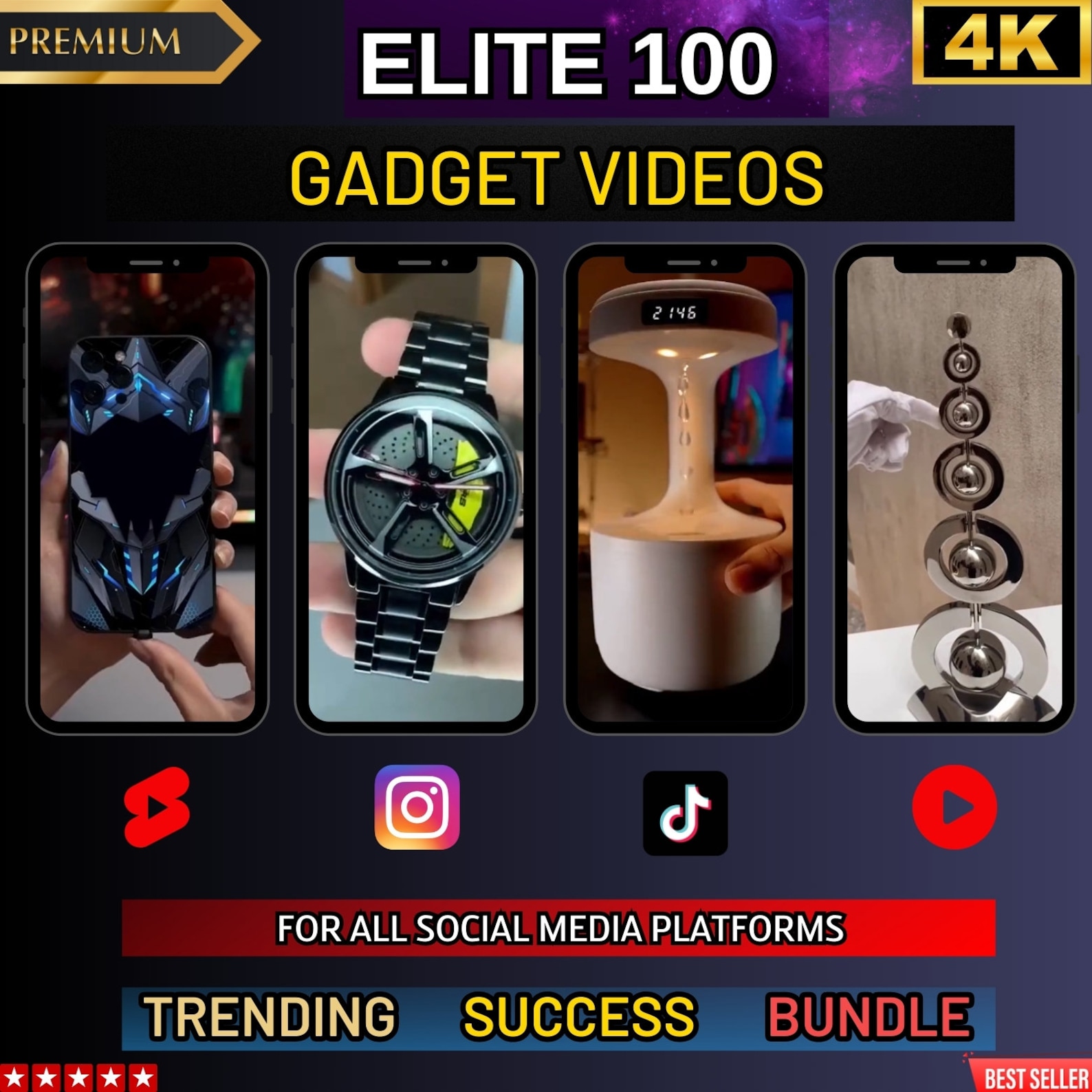 Elite 100 Gadget Videos.|youtube|shorts|tiktok|reels|tech Reviews ...