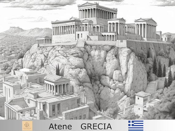 Athens Coloring Pages
