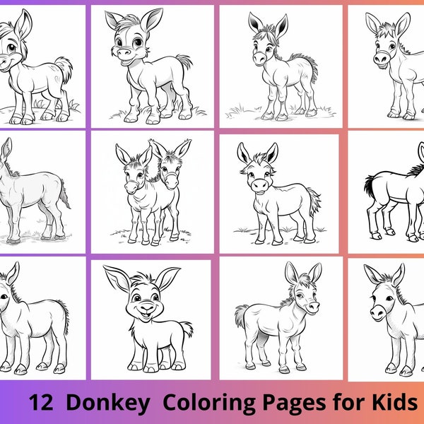 Donkeys - Etsy