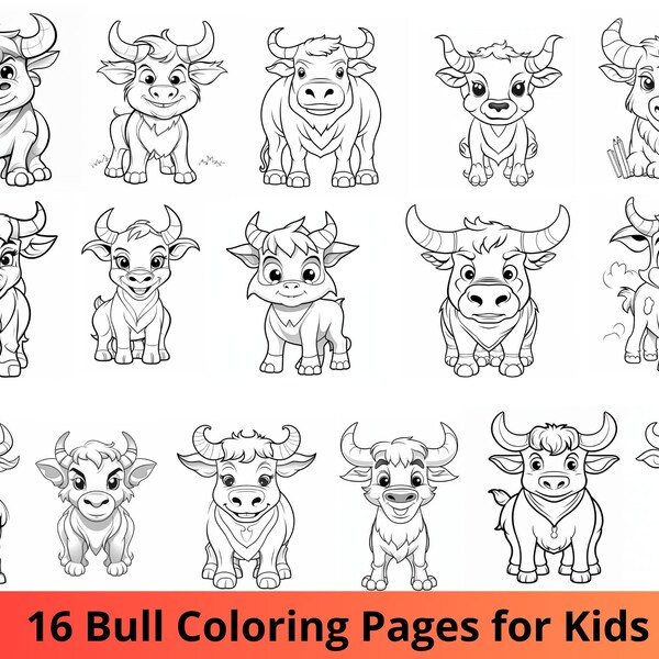 Livestock Coloring Pages - Etsy