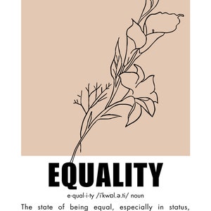 Diversity Definition Boho Wall Art, Printable Poster, Set of 6, Equity ...