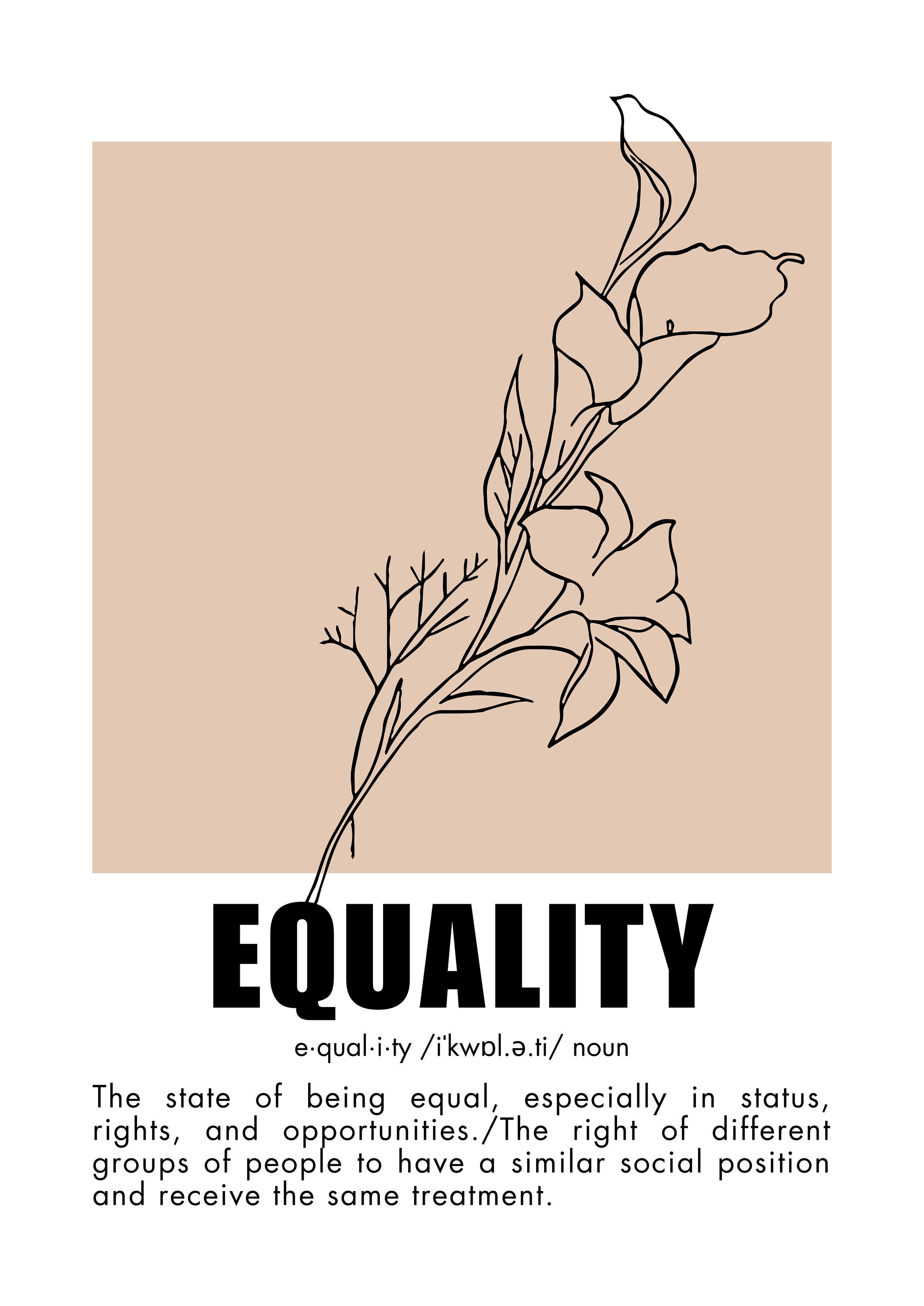 Diversity Definition Boho Wall Art, Printable Poster, Set of 6, Equity ...