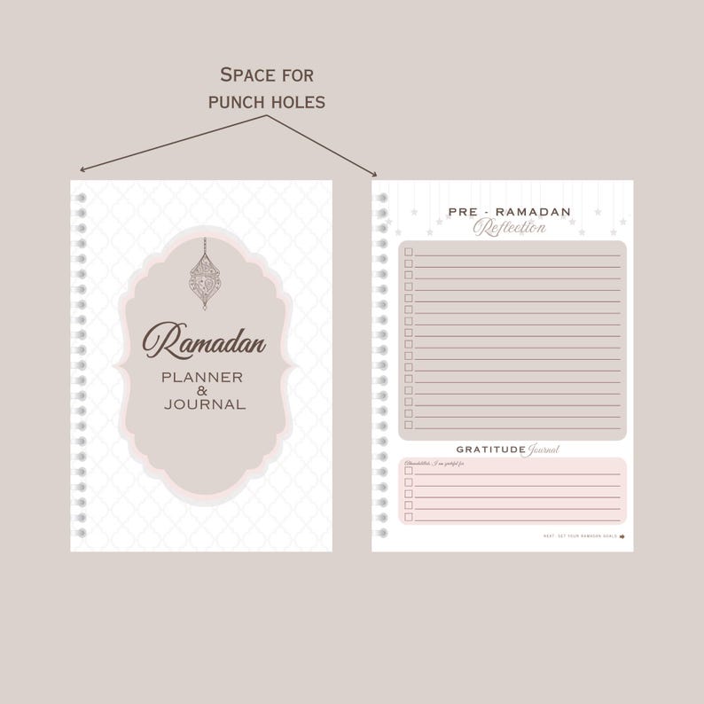 Printable Ramadan Planner & Journal With Free Ramadan Preparation Guide ...