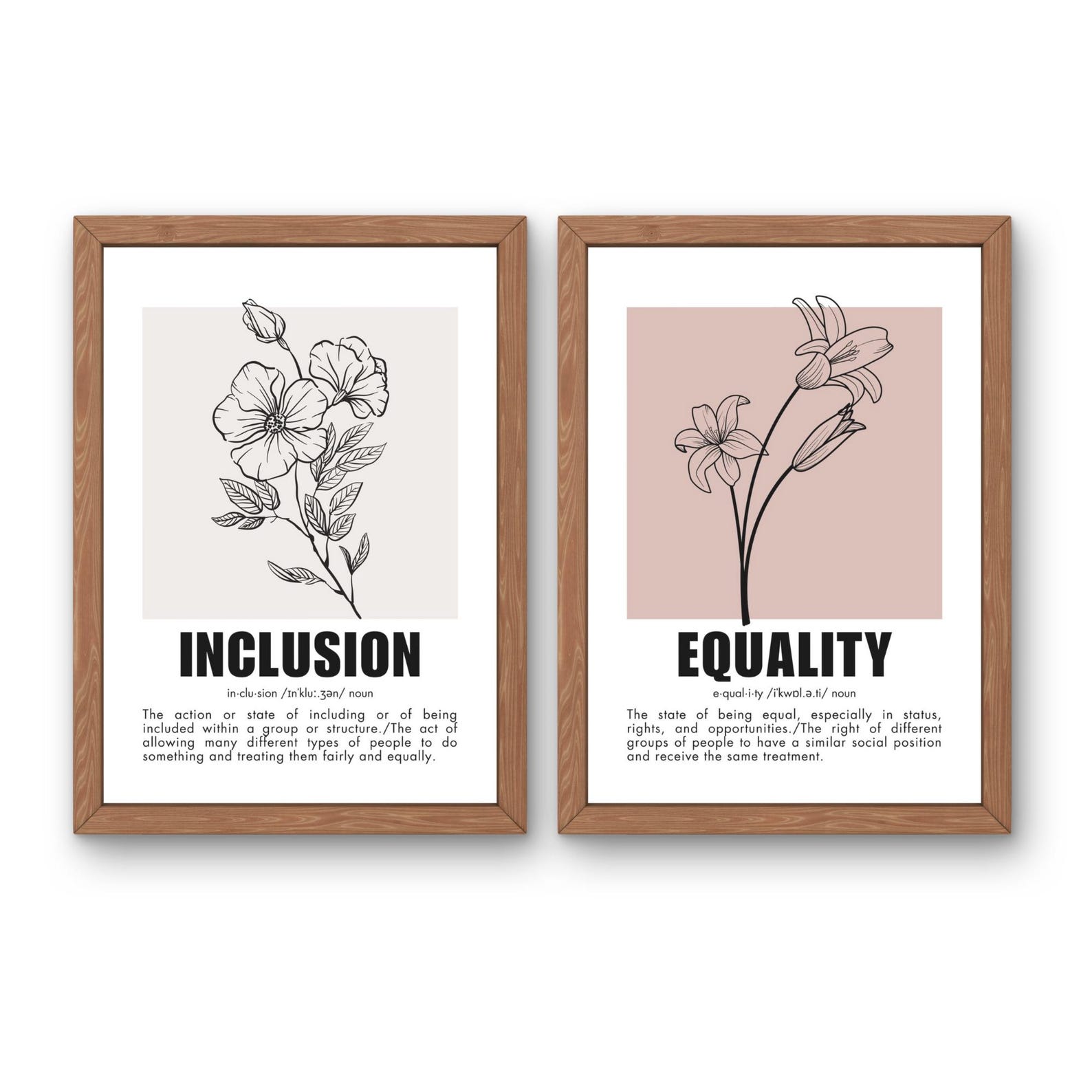 Diversity Matters Printable Poster Set: Inclusion Art for Counselor ...