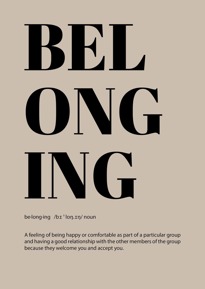 Diversity Definition Wall Art, Poster, Set of 6, Equity Definition ...