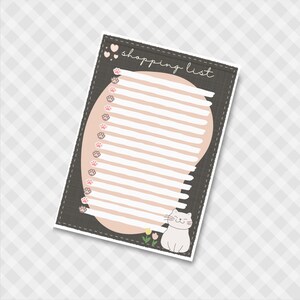 Kawaii Memo Sheet, Notepads, Notebooks, Stationery. Student Planner ...