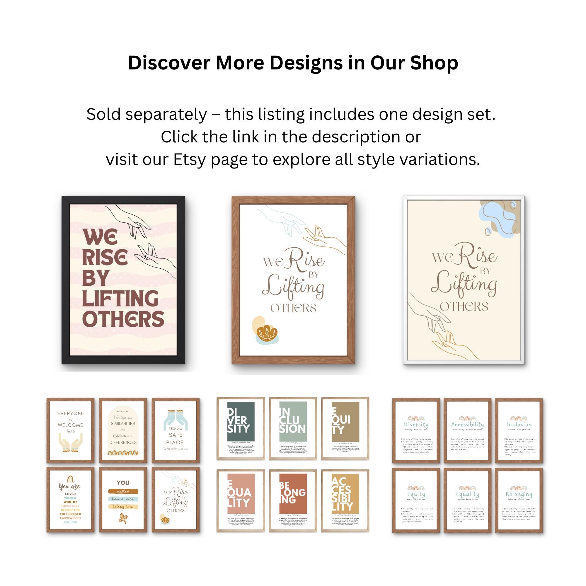 Classroom Diversity Posters. Inclusive Boho Decor - Social Work ...