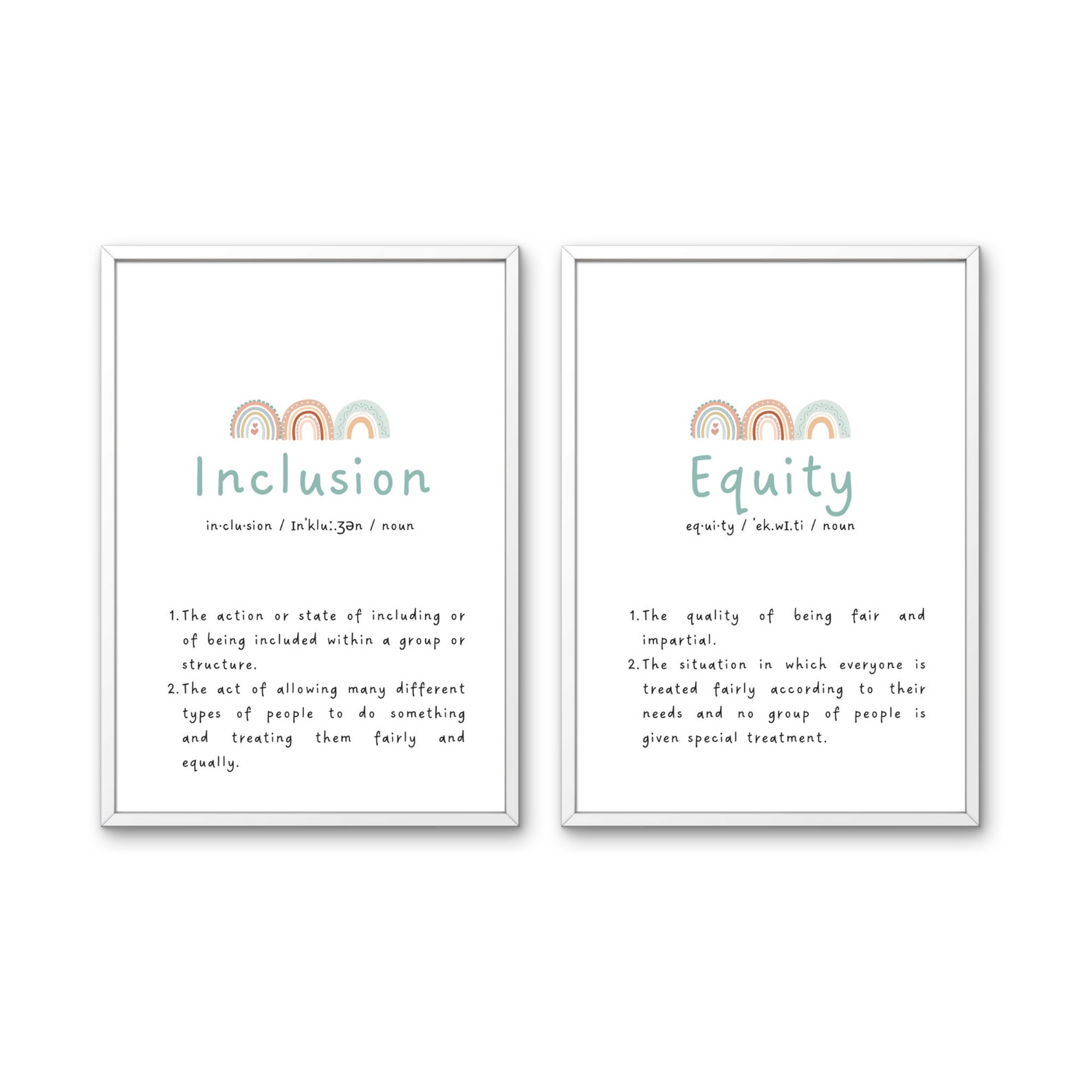 Classroom Inclusiveness Posters, Diversity and Inclusion Poster Set ...
