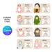 Editable Student Book Label - Muslim Girl - Etsy