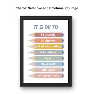 It's Okay to Not Be Okay Poster: Kids Motivational Art (digital ...