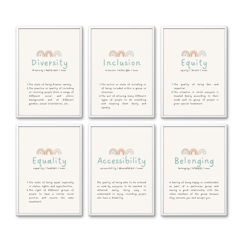 Inclusive Boho Decor for Classrooms - Social Work Inspirational Sign - Etsy