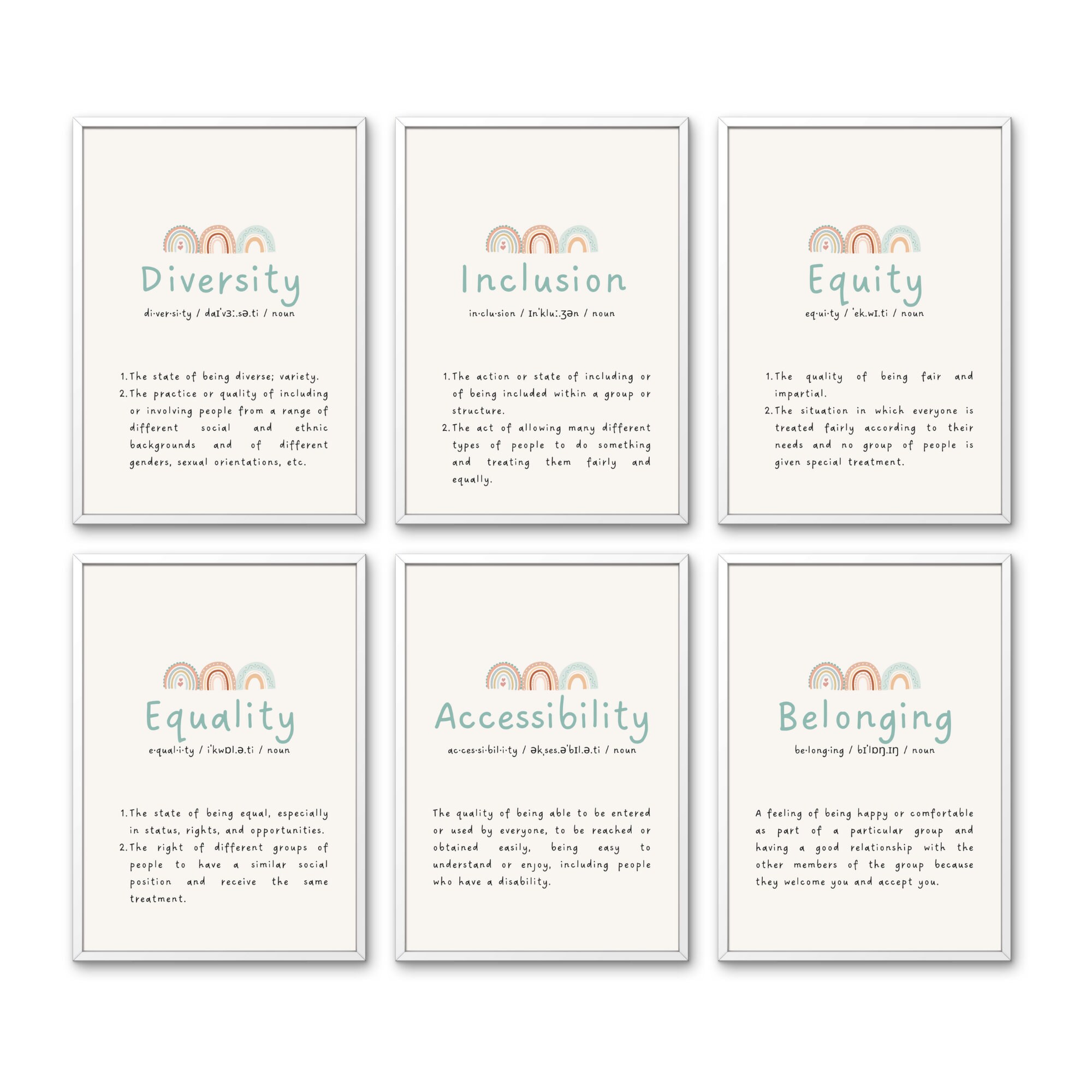 Inclusive Boho Decor for Classrooms - Social Work Inspirational Sign - Etsy