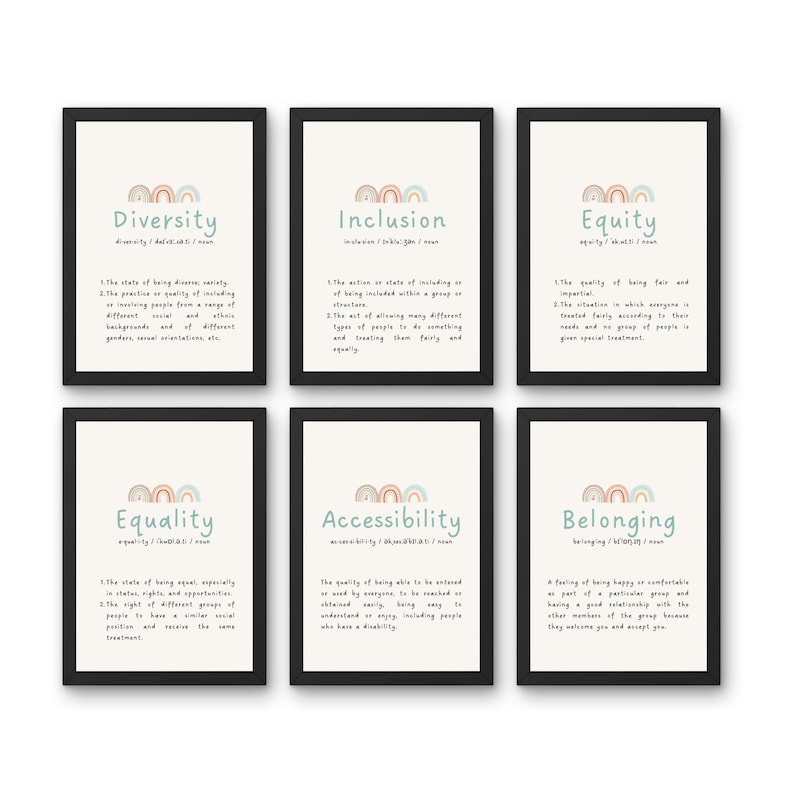 Inclusive Boho Decor for Classrooms - Social Work Inspirational Sign - Etsy